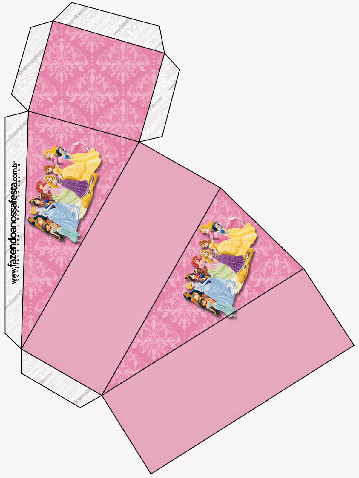 Disney Princess Party: Free Printable Boxes. - Oh My Fiesta! in english