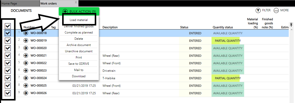 Bulk-pack-receive-invoice-load-material-deliver-finished-goods - ERPAG