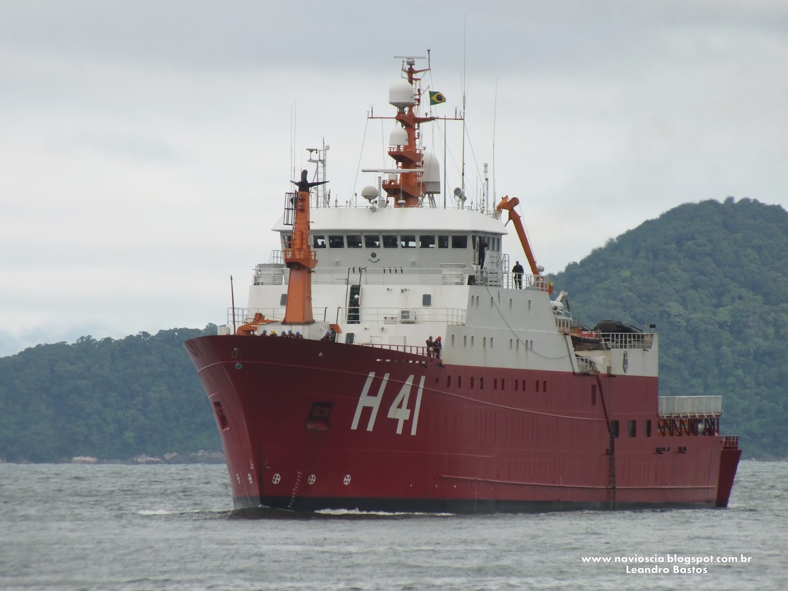 Navios de Santos & CIA: Navio NPo ALMIRANTE MAXIMIANO H41