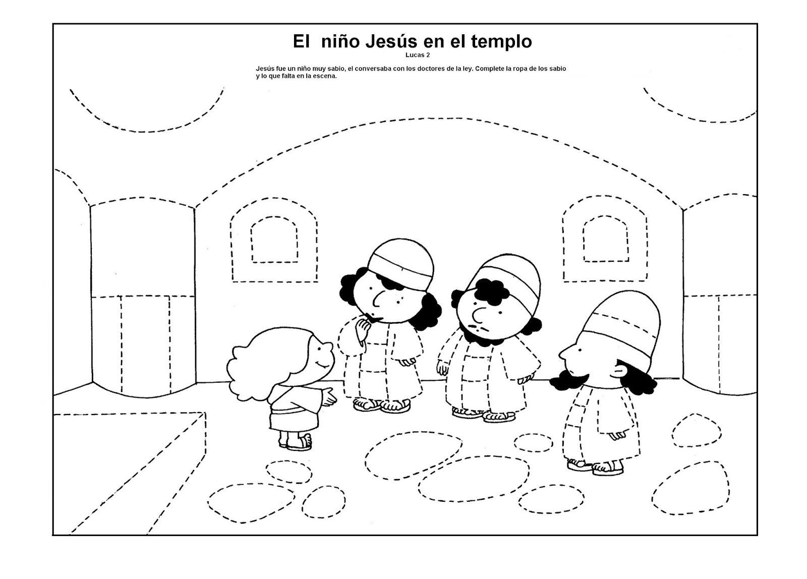 Desde mi rincón de religión: La vida de Jesus - Un niño entre los doctores