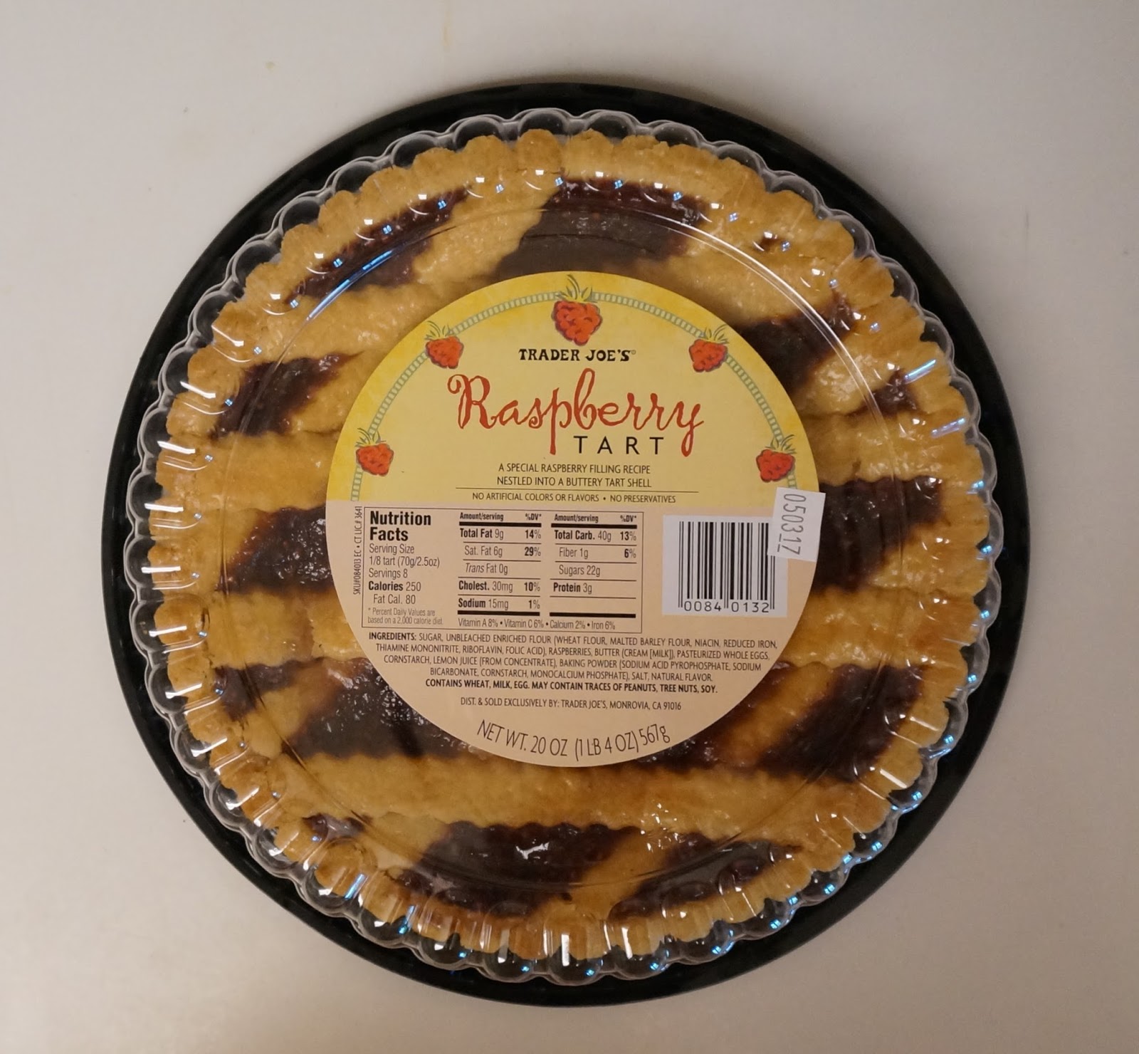 Exploring Trader Joe's: Trader Joe's Raspberry Tart