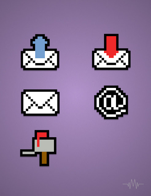 monoculus: 8 Bit Icons Attack: Mail