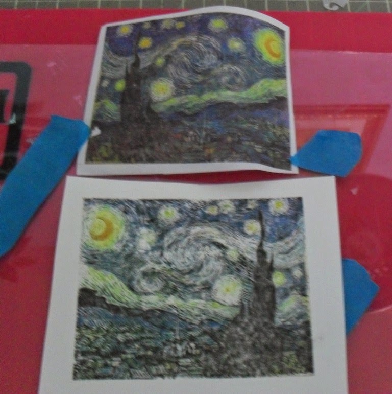 Madame Frog's Craft Blog: Starry Night Card