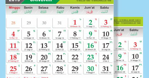 Kalender Meja - Rezky Print