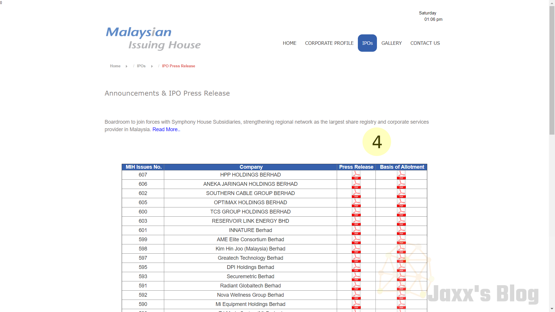 马来西亚 - 如何申请IPO Part 2 (IPO的抽签结果 Balloting Results)