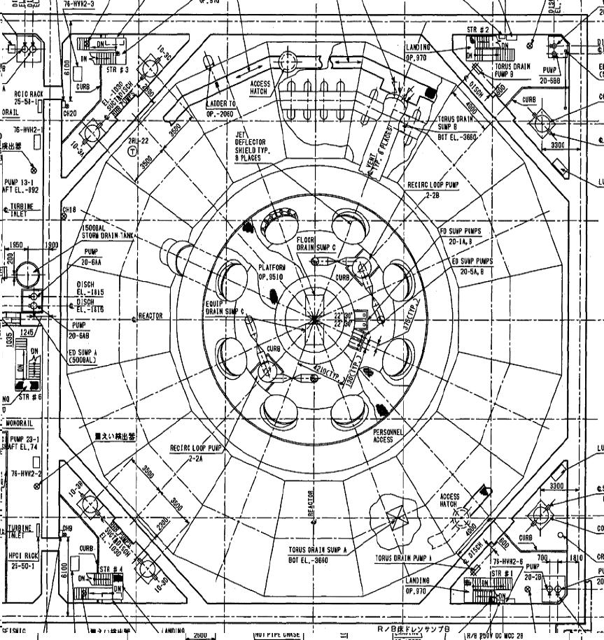 What's On First: Fukushima TEPCO releases Reactor Floor 1, Basement 1 plans