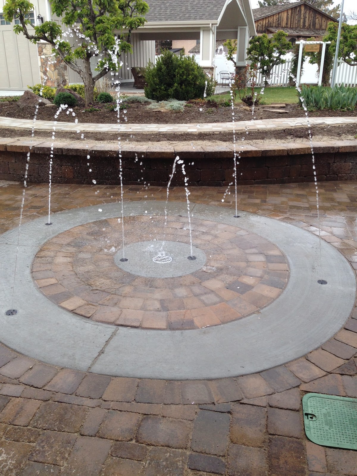 Time of Our Lives: Backyard Paver Project and Splash Pad