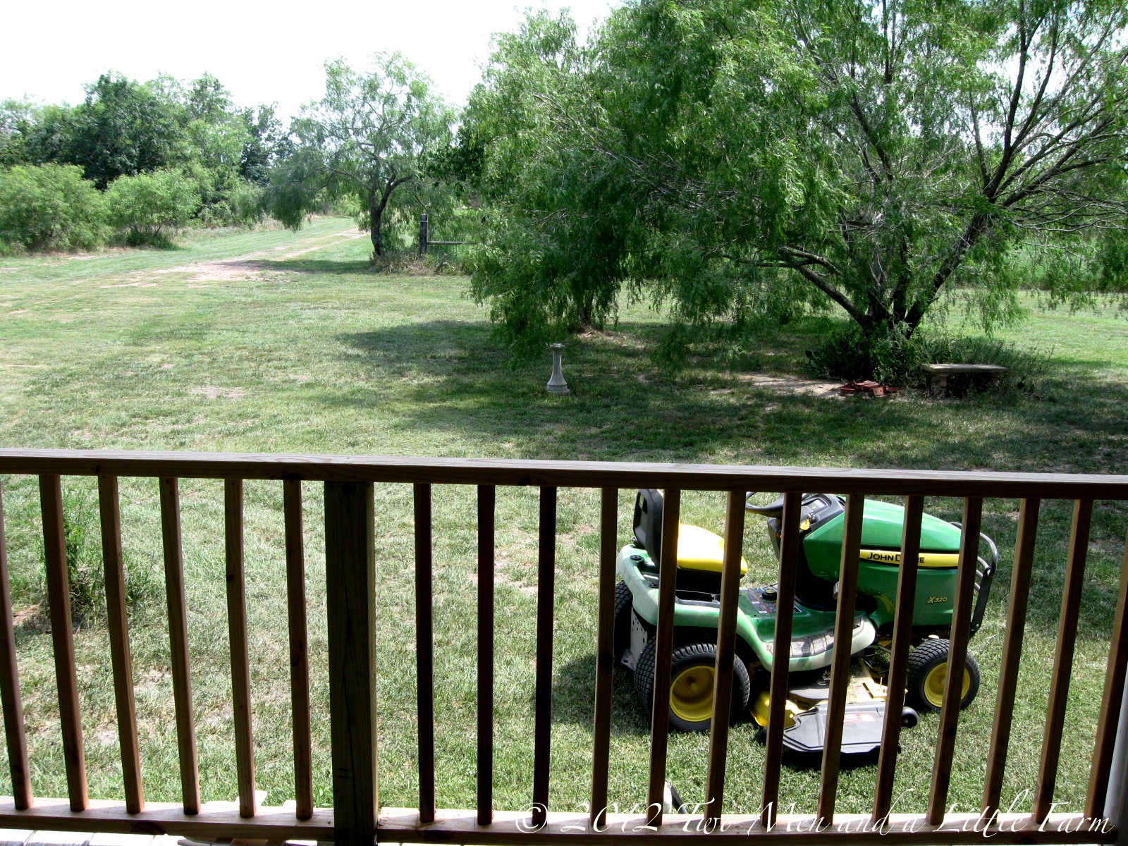 Two Men and a Little Farm: A VIEW FROM THE PORCH