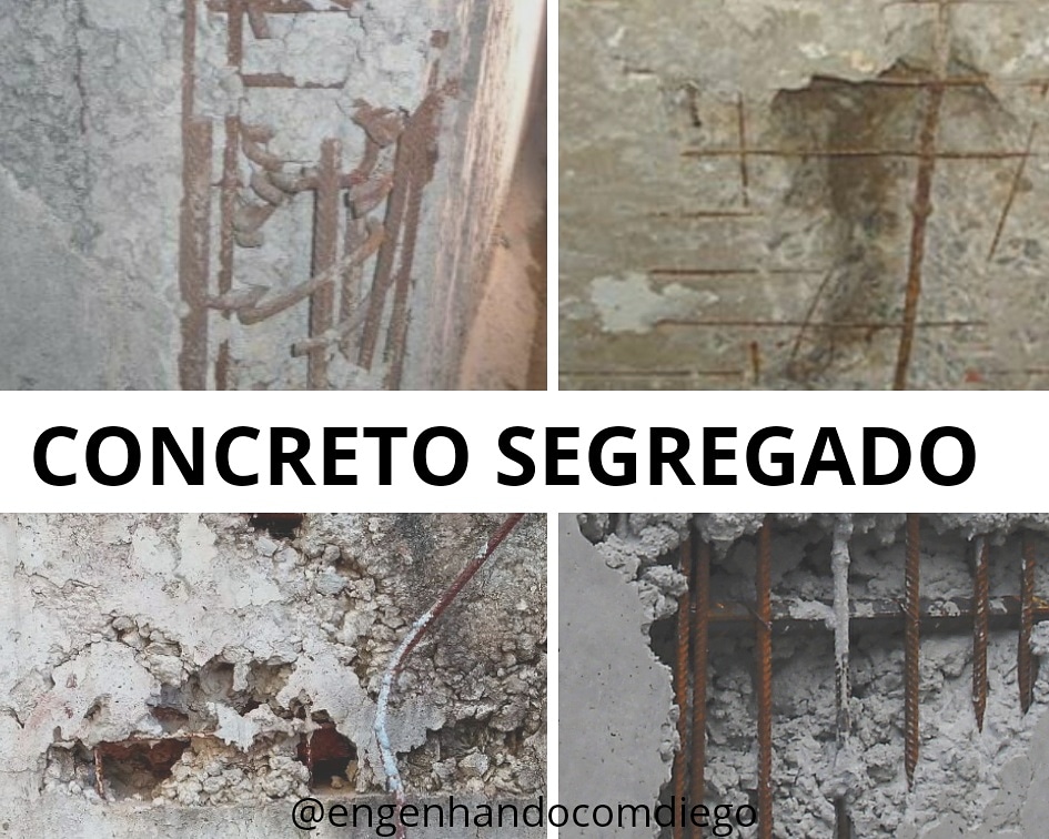 SEMANA DA PATOLOGIA NA CONSTRUÇÃO CIVIL - CONCRETO SEGREGADO