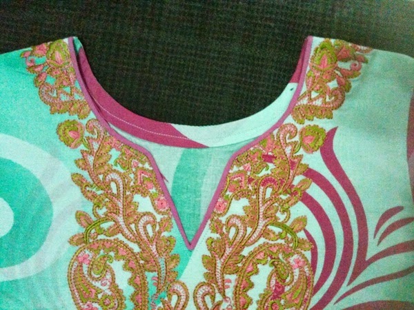 Best piping neckline tutorial for embroidered shirts - Lesson 8 ...