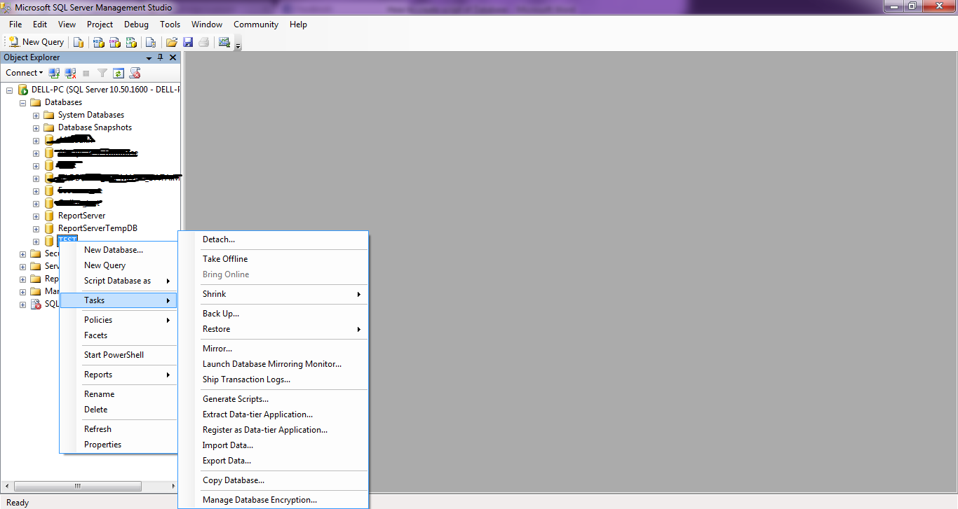 How To Create Script Of Database In Sql Server Aspmantra Aspnetmvcangularjsjquery