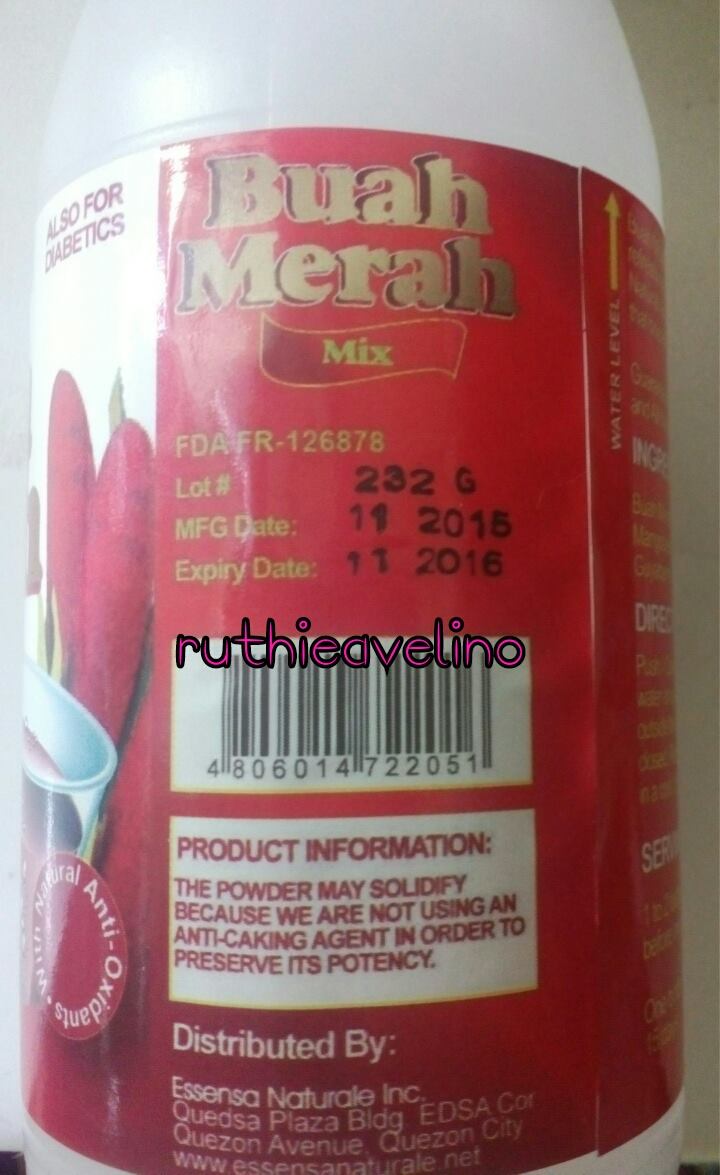Inside Ruthie's Mind: What is Buah Merah Mix and why am I taking it?