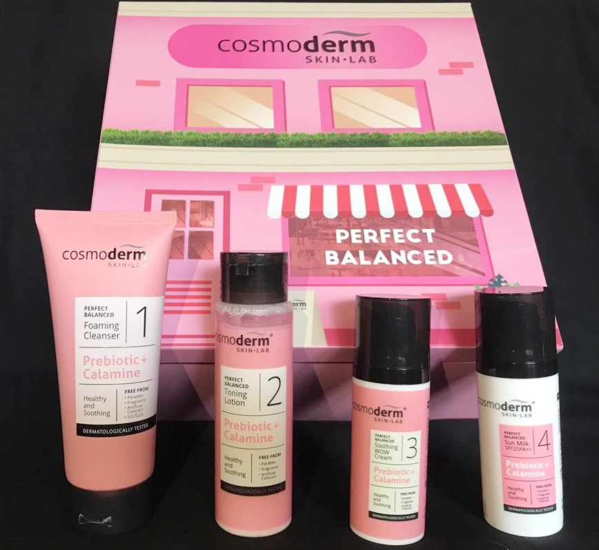 4 New COSMODERM Perfect Balanced Skincare With Prebiotic And Calamine ...
