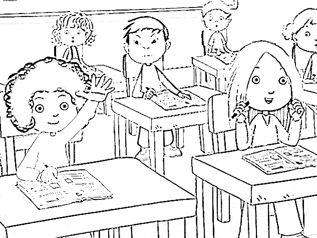 Milly And Molly Colouring Pages Sketch Coloring Page