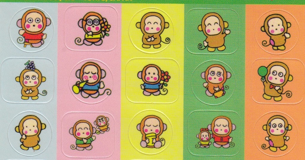 My Monkichi Life: Monkichi Stickers