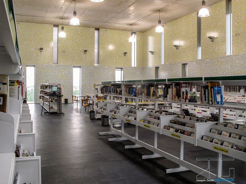 Public Library José Hierro, Usera, Madrid - Arquitecture Joaquin Galan
