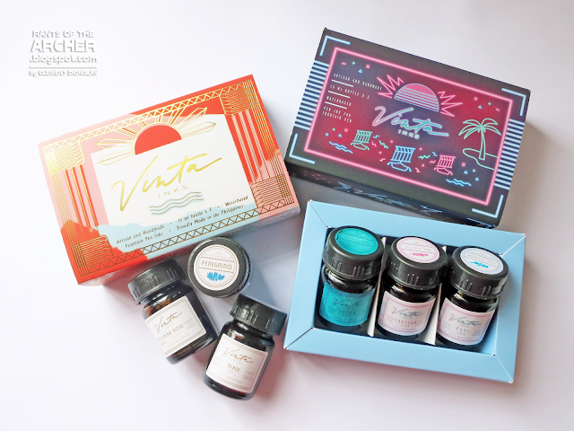 Fountain Pen Ink Review: Vinta Inks Vintage and Neon Capsule ...