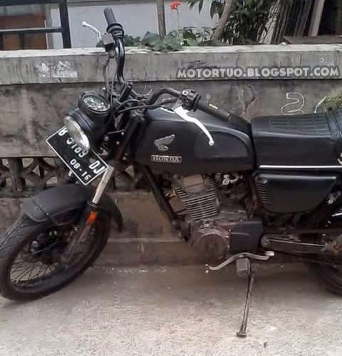 Modifikasi Honda GL Max Neotech 1996 - Hitam Doff Misterius nan Elegan ...