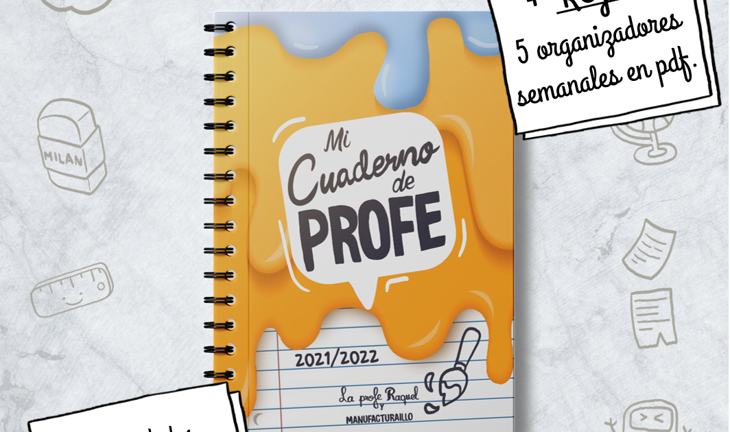 La Profe Raquel: MI CUADERNO DE PROFE 2021/2022 (Castellano e inglés ...