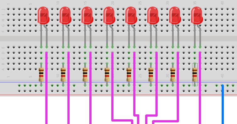Chenillard à Led avec MicroPython - MCHobby - Le Blog