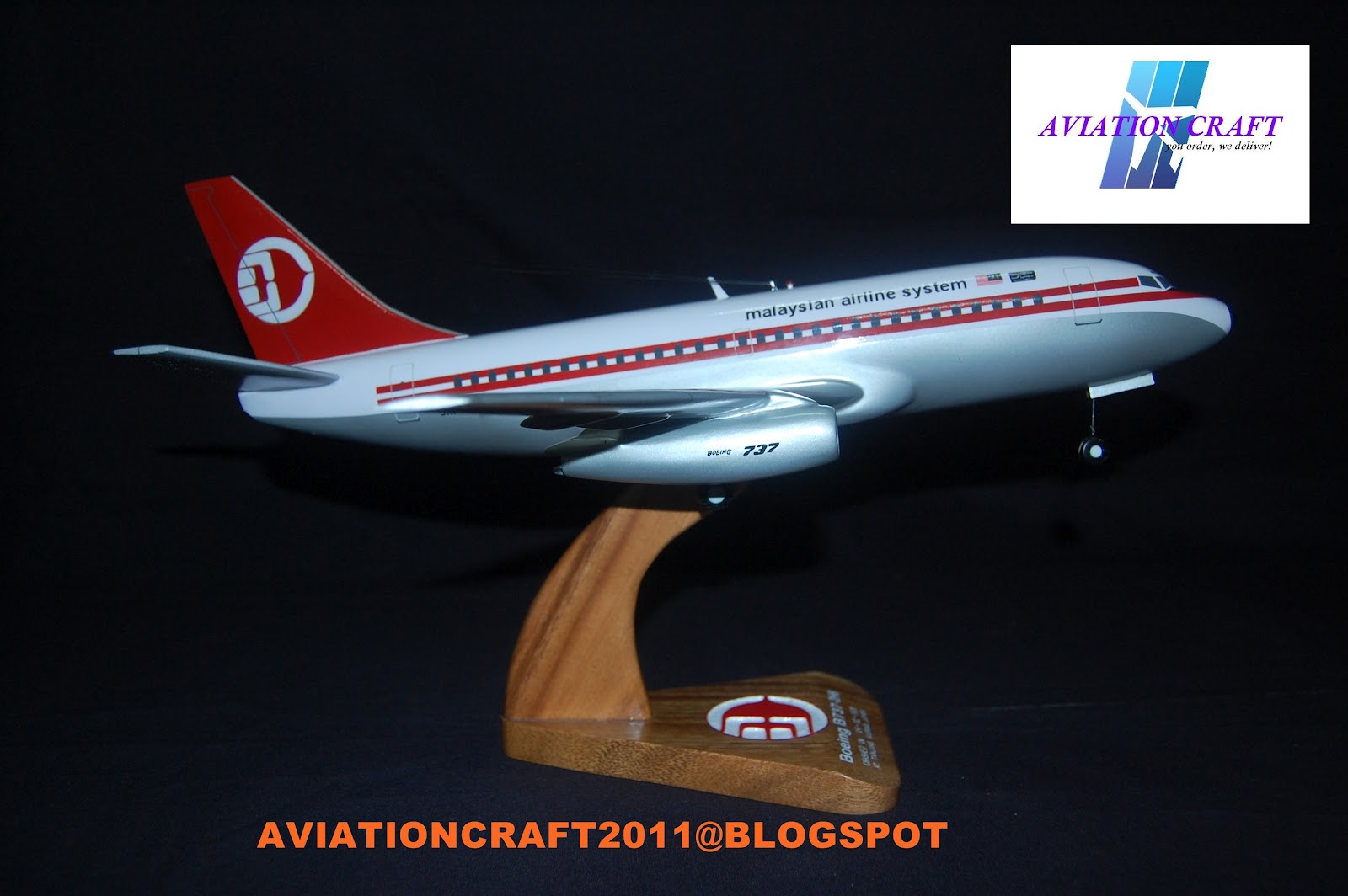 aviation craft: MALAYSIAN AIRLINES SYSTEM (MAS) BOEING B737 -2H6 (9M- MBD)