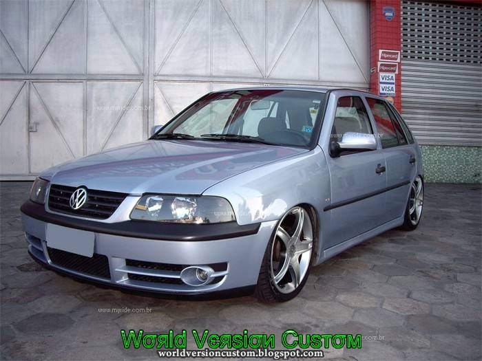 Gol Rebaixado nas "17" | Body Kit Car Modification