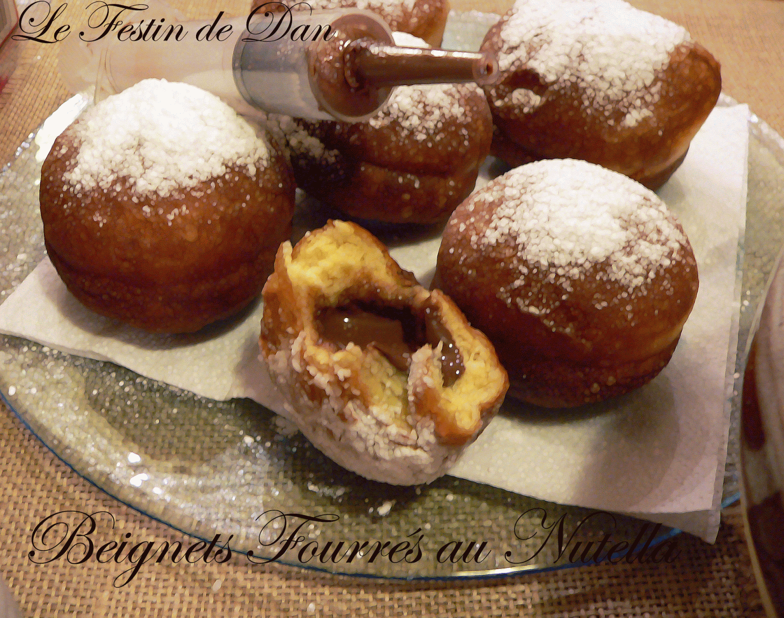 Le Festin de Dan: Beignets fourrés au Nutella