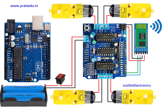 Android Mobile Control Robot Camera Using Arduino Uno Smart Robot