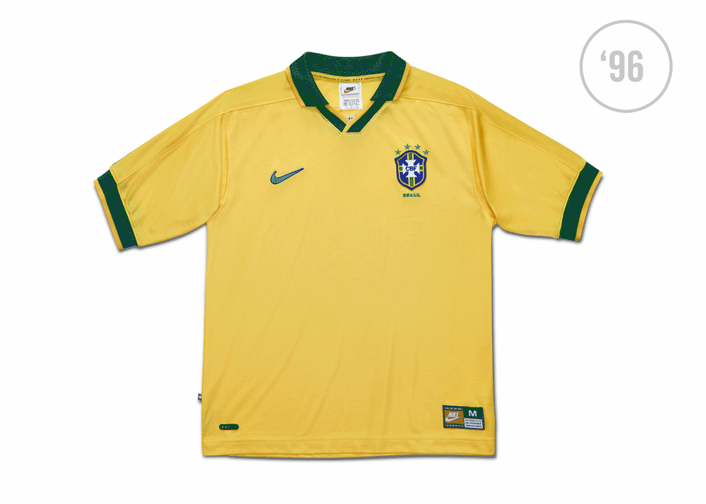 Full Nike x Brazil Home Kit Evolution - 1998-2020 - 15 Different Shirts ...