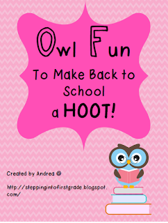 Stepping into First Grade: Owls, Cheron and Random...