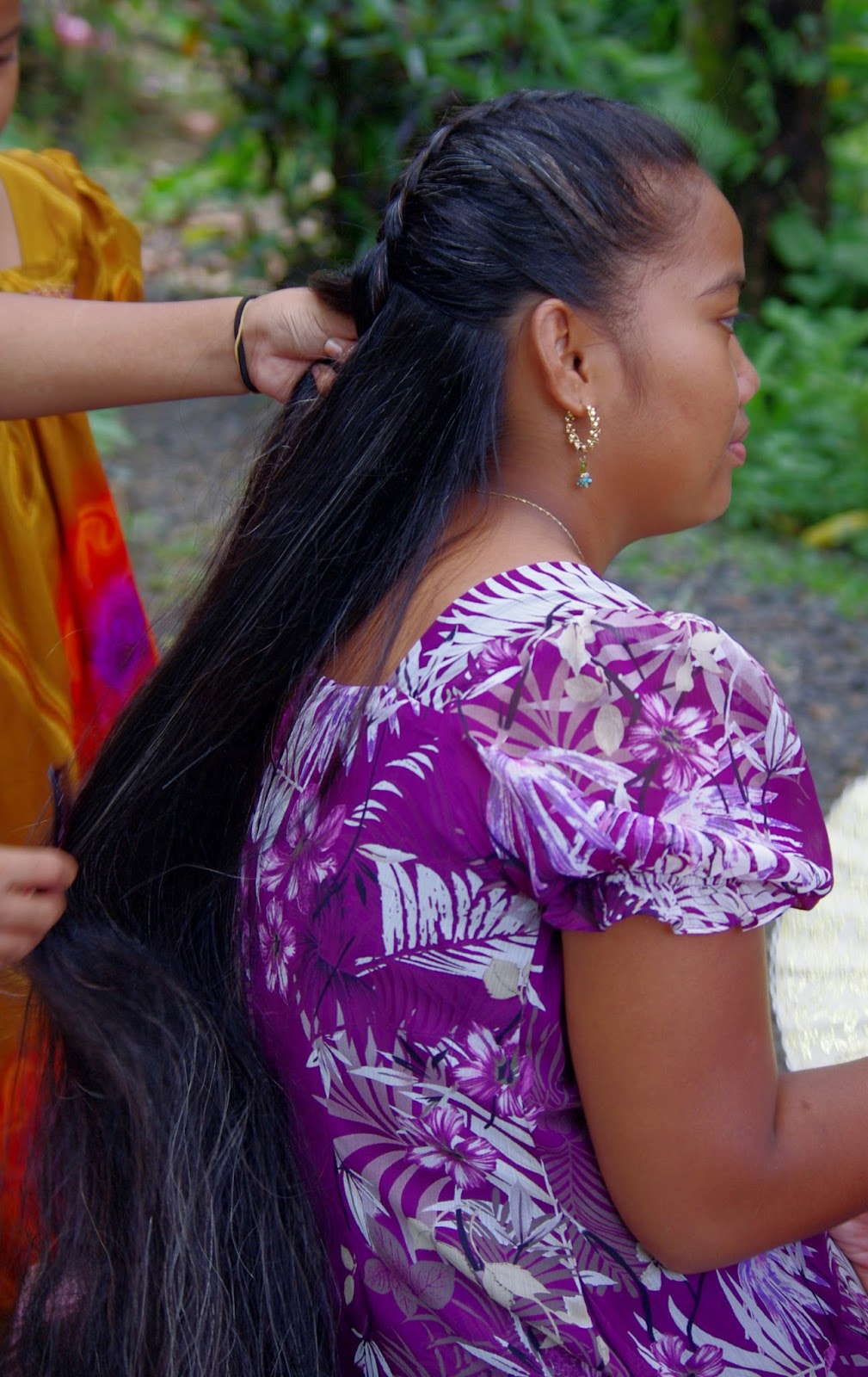 Braids & Hairstyles for Super Long Hair: Micronesian Girl~ Step-by-Step ...