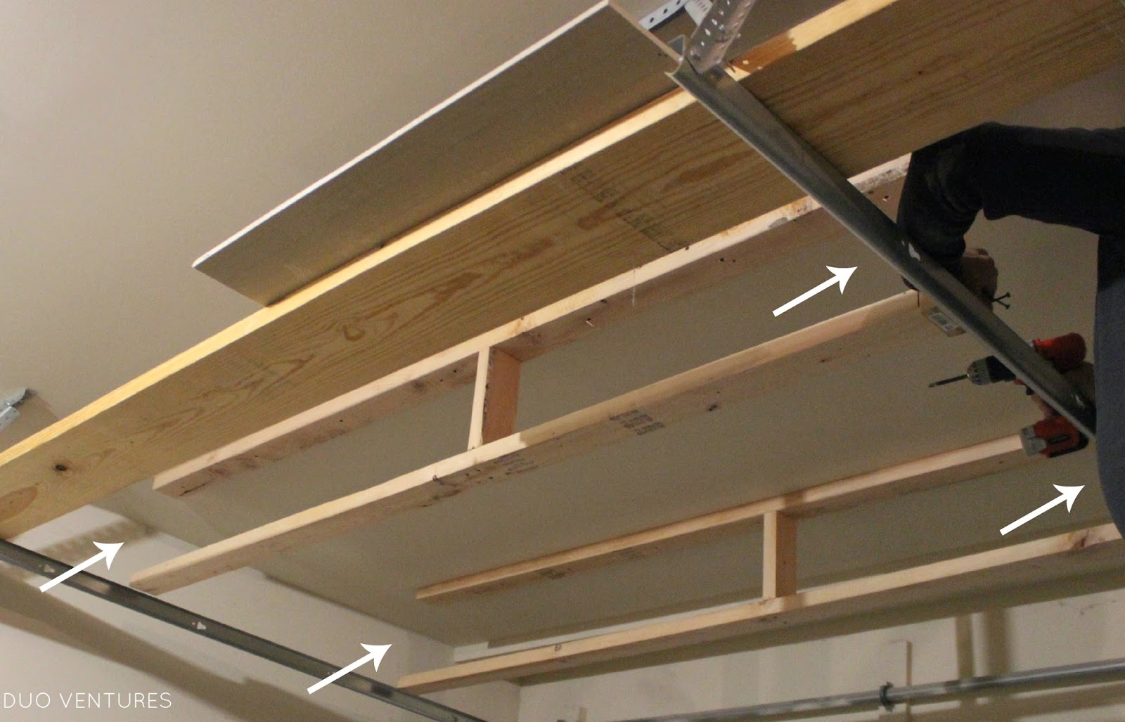 Duo Ventures: The Garage: Ceiling Storage