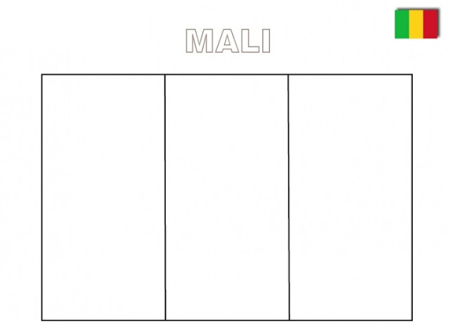 Geography Blog: Mali Flag coloring page