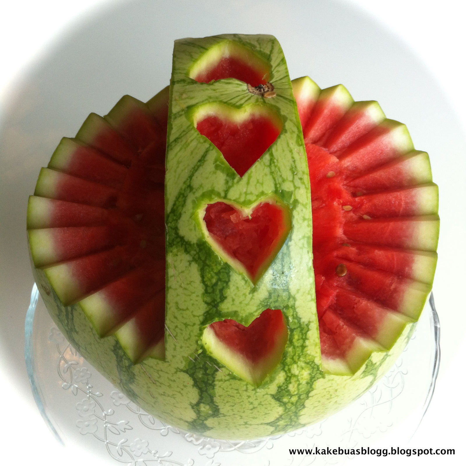 Kakebua's blogg: Vannmelon som skål