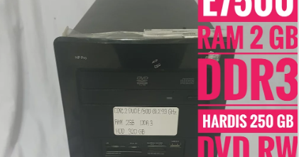 Jual Cpu Hp Pro2000 Tower Ddr3 Core 2 Duo Tinggal Pakai ~ PT SPARTA ...