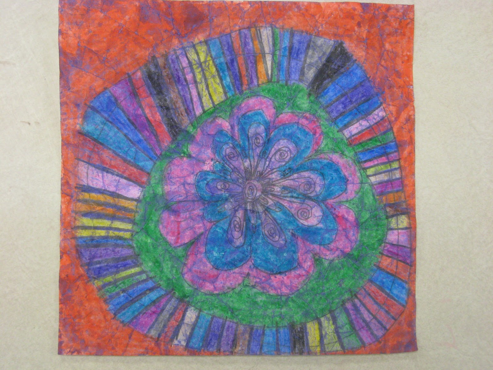 Miss Young's Art Room: 5th Grade Batik Mandalas