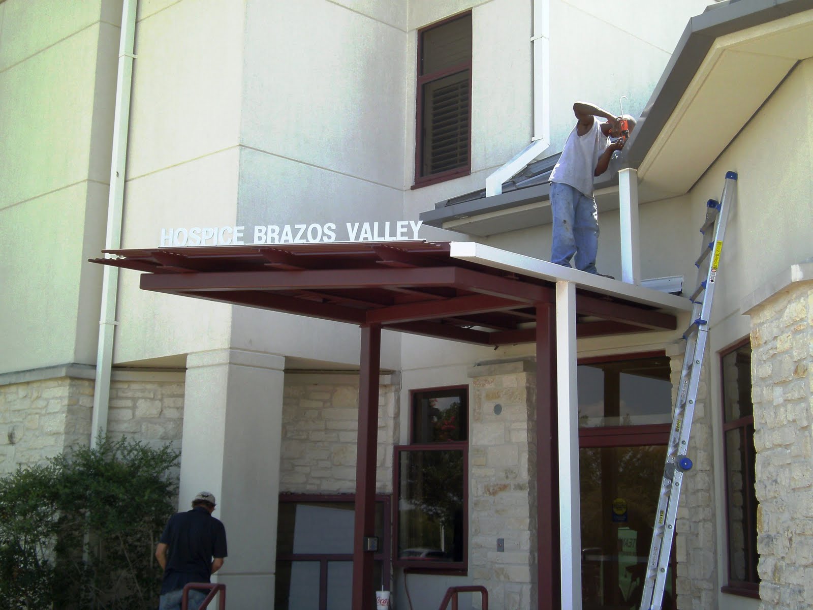 Fully Adhered EPDM and Gutters – Hospice Brazos Valley - Lone-Star Roof ...