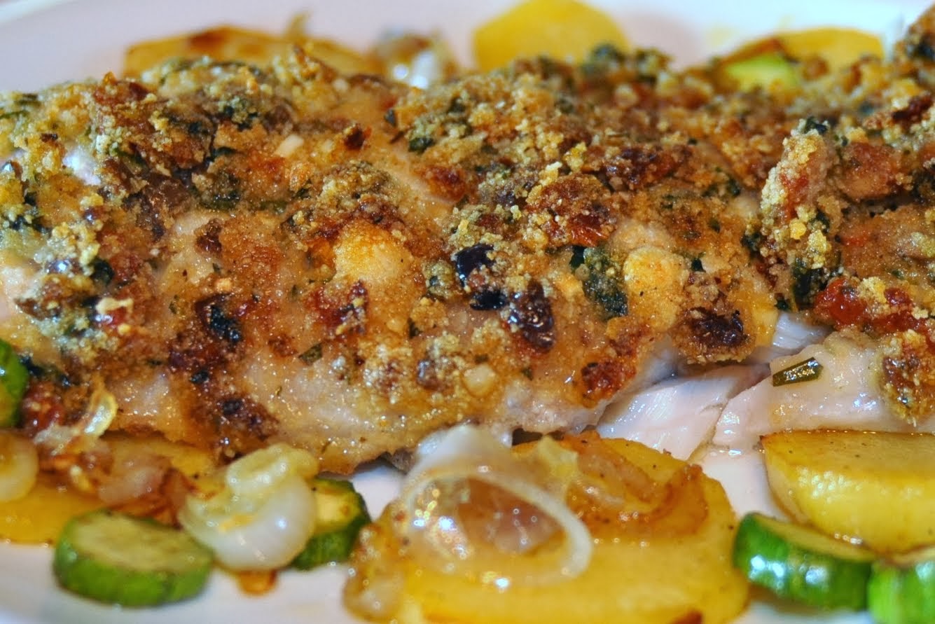 Filet z ryby morskiej w aromatycznej panierce