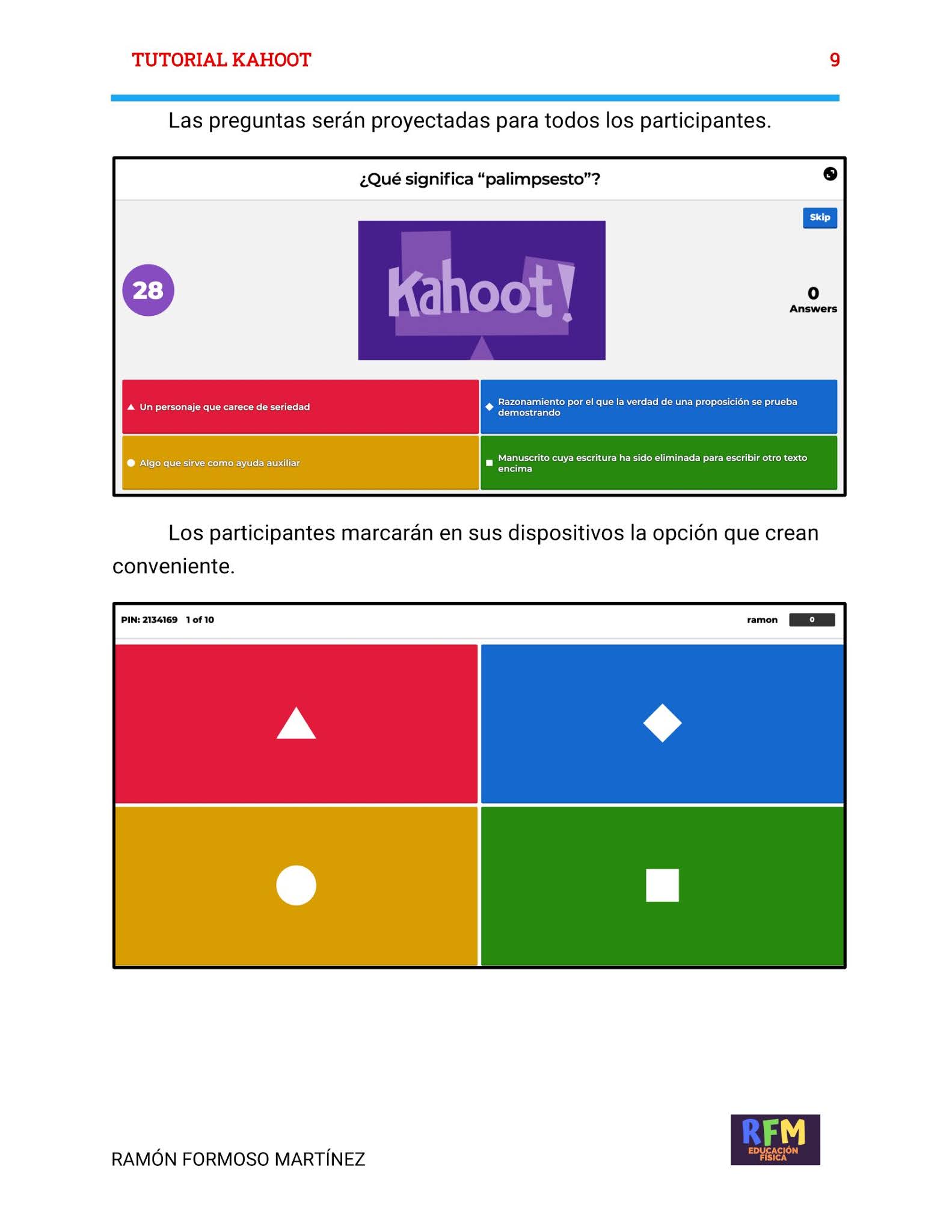 Educación y Tecnología: TUTORIAL DE KAHOOT