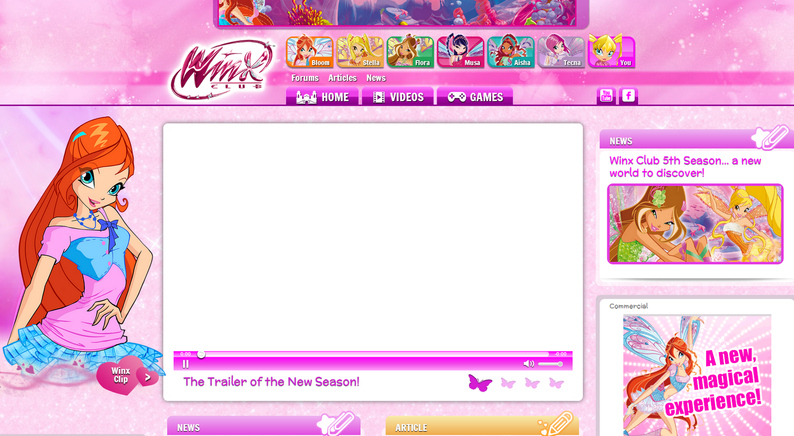 WinxClub4Ever | News™: The Official Winx Club Site has new design ...