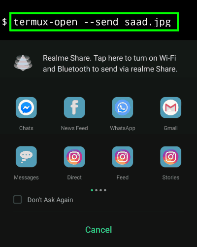 How to Open any File In Termux