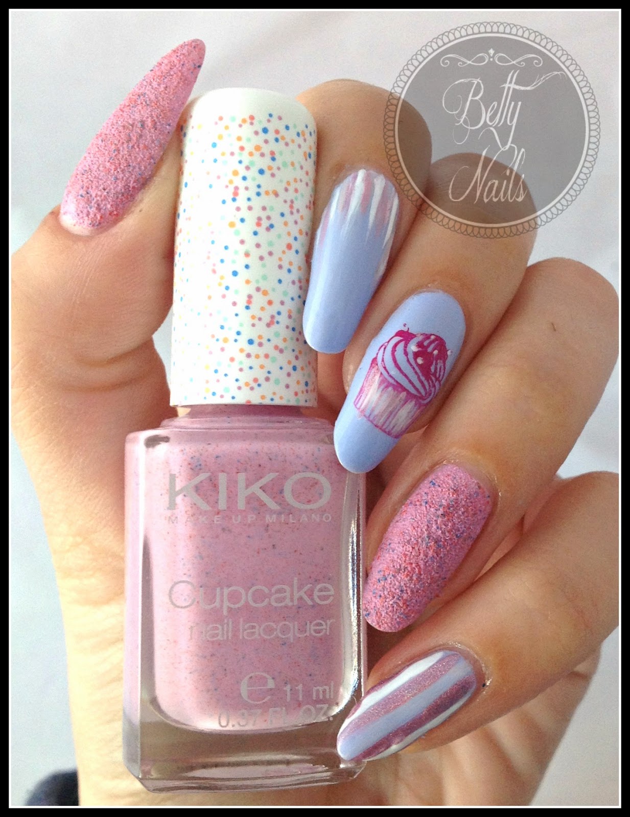Betty Nails: Kiko Cupcake Rosa And Make Love, Not War by Purple ...