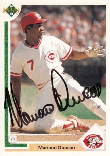 Daily Autograph: Mariano Duncan