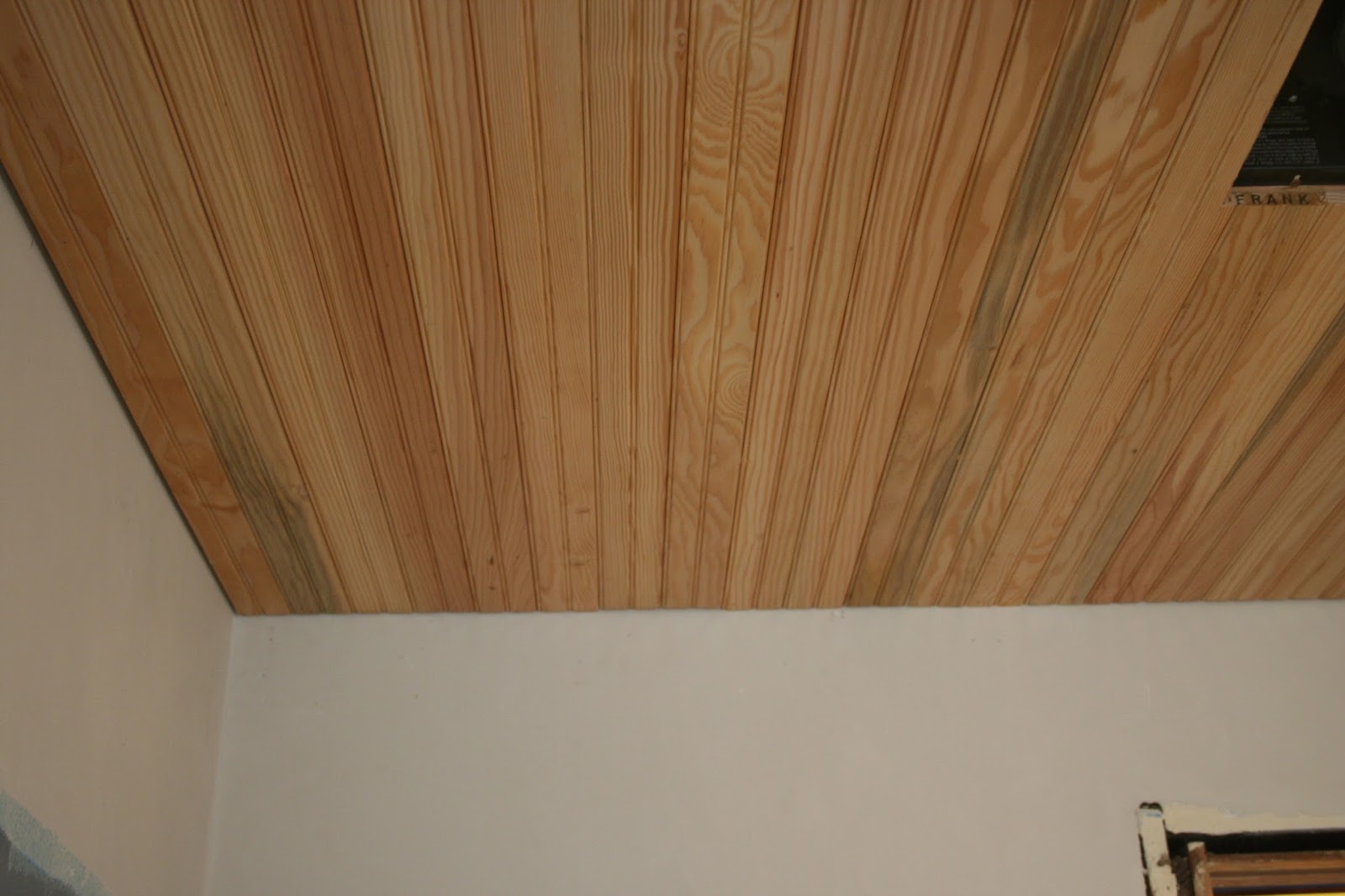 Laurelhurst Craftsman Bungalow: Fir T&G Ceiling Installed