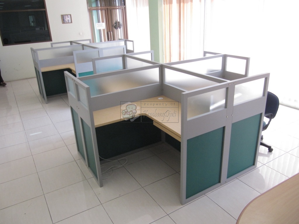 New Cubicle Workstation, Meja Kubikel Kantor Desain Terbaru 2019 ...