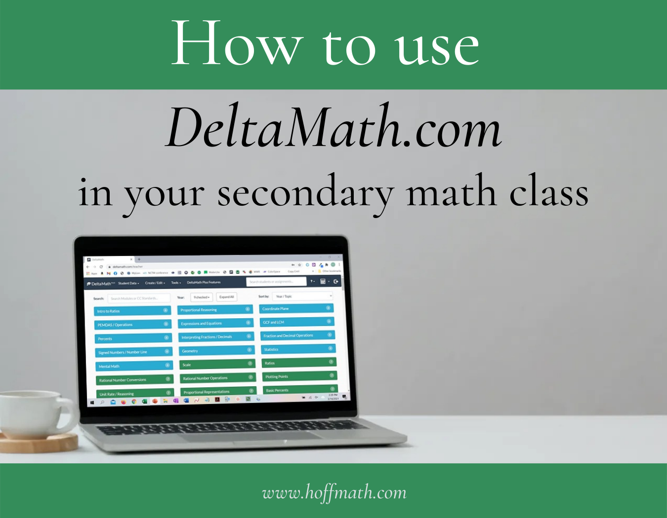 How to use DeltaMath.com [Hoff Math]