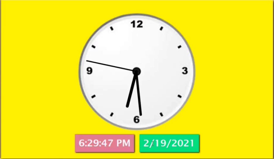 How To Create An Analog Clock Using Html Css And Js Programminghill 7855