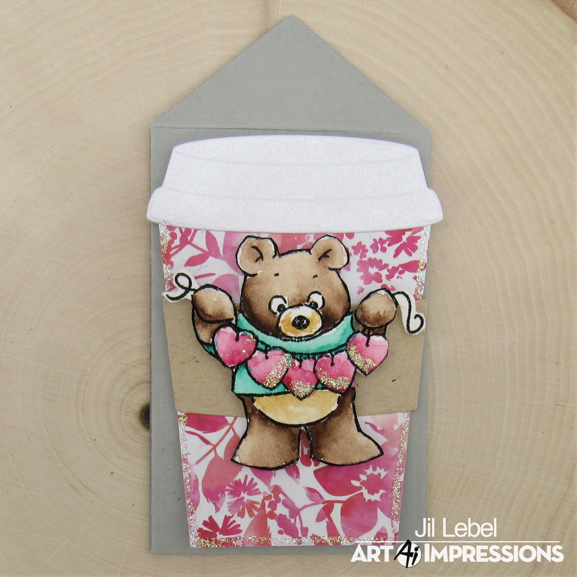 Art Impressions Blog: Java Gift Card Holder and Card by Jil Lebel