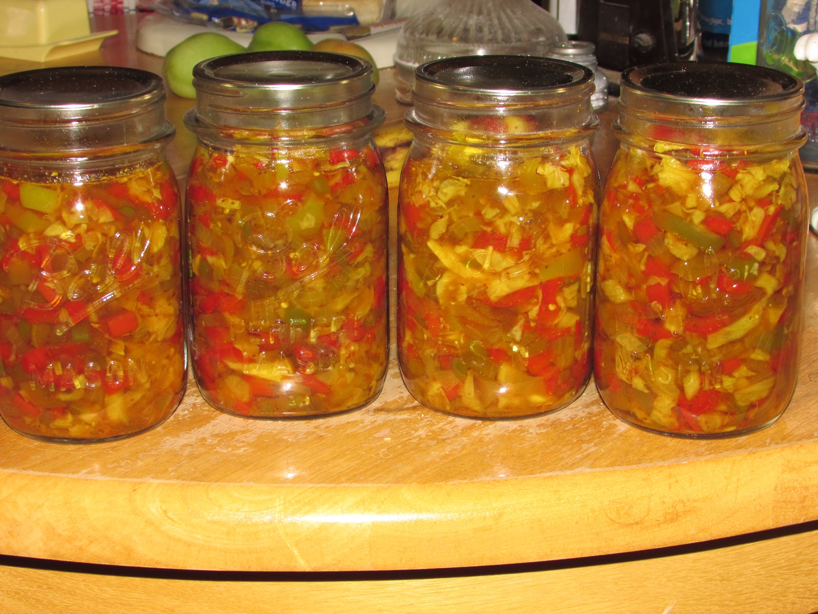 Wood Cookstove Cooking: Piccalilli: An End-of-the-Garden Relish