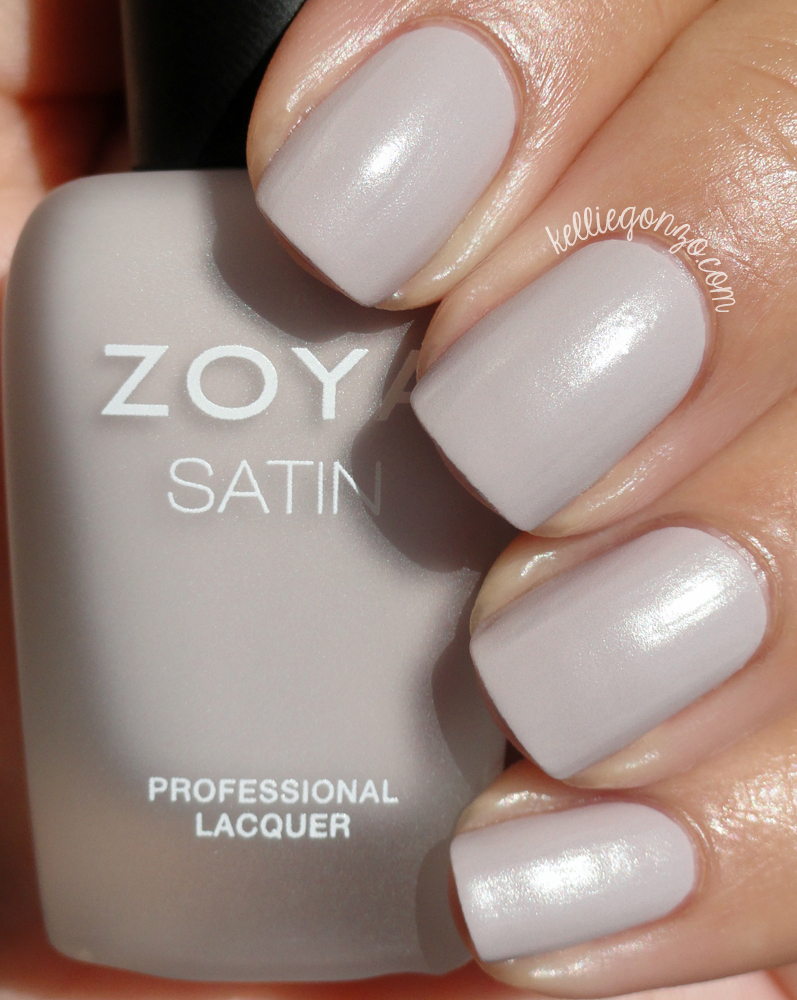 KellieGonzo: Zoya Naturel Satins Collection Swatches & Review